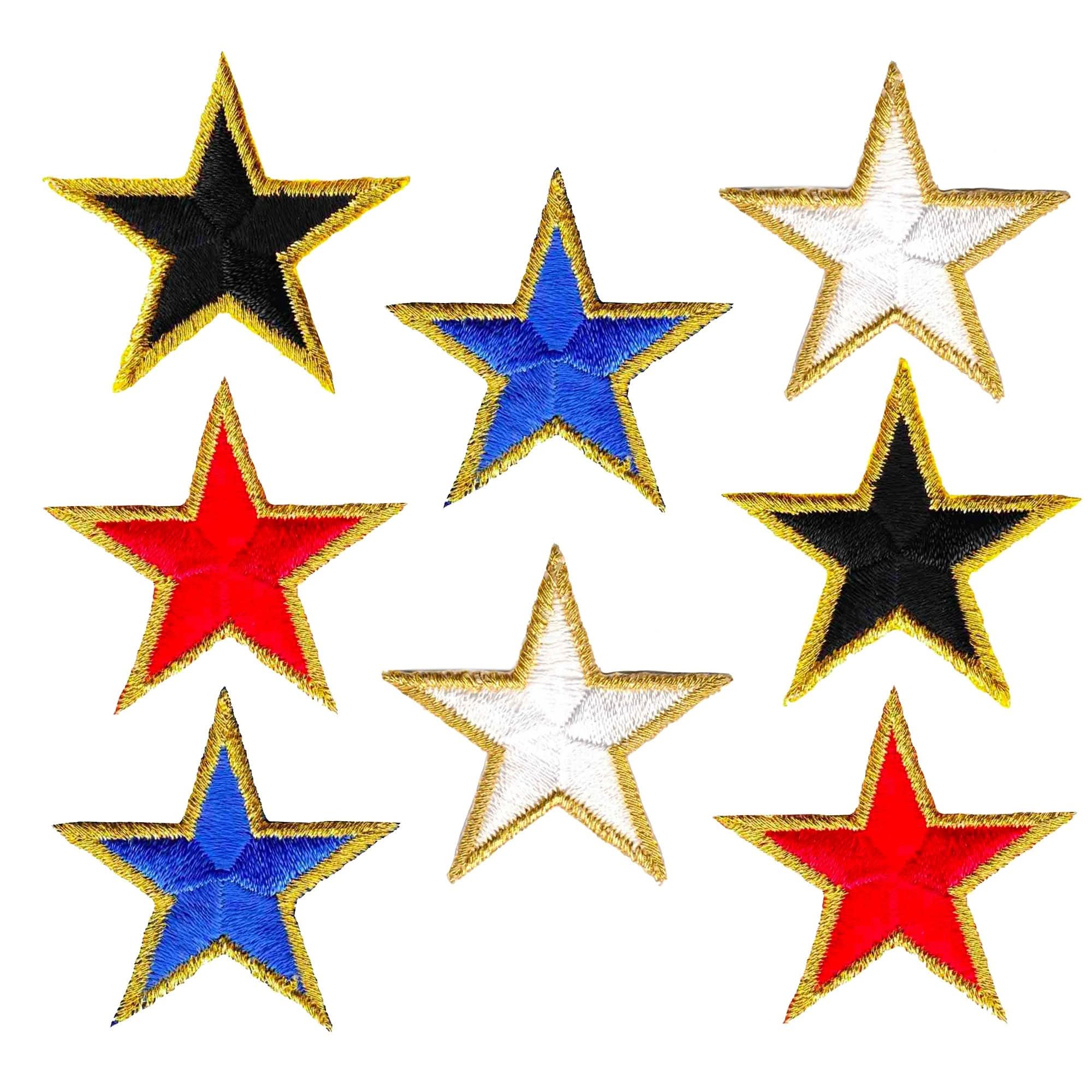 Star Patches Iron On Appliques – Laughing Lizards