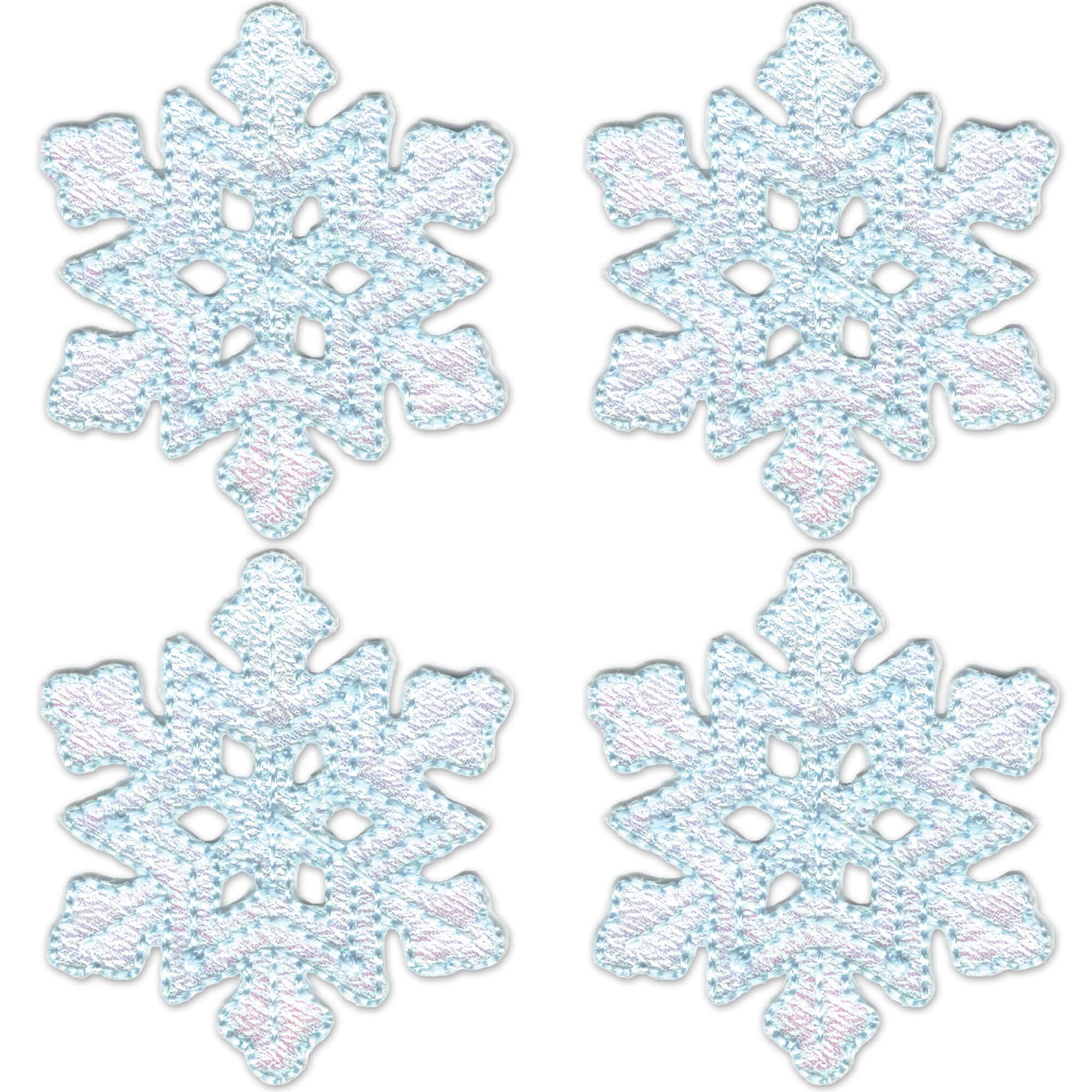 Delicate Winter Lace Snowflake Iron On Holiday Patch Applique ...