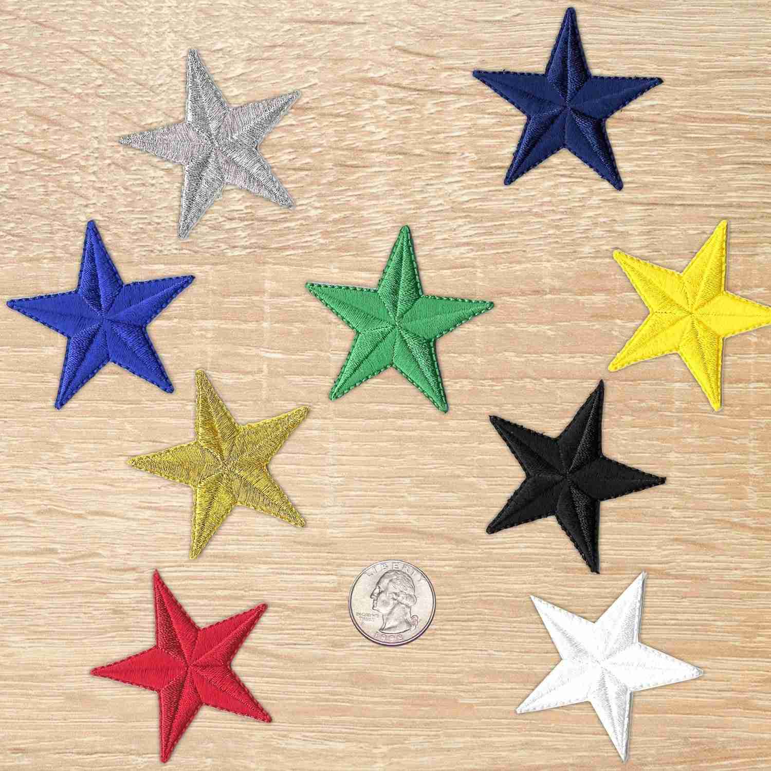 Star Patches Iron On Appliques – Laughing Lizards