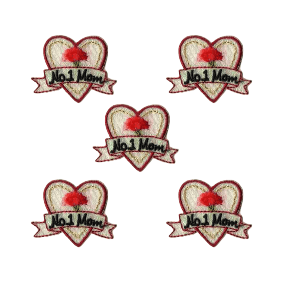 Heart Appliques, Embroidered Heart Patches and Rhinestone Hearts Iron ...