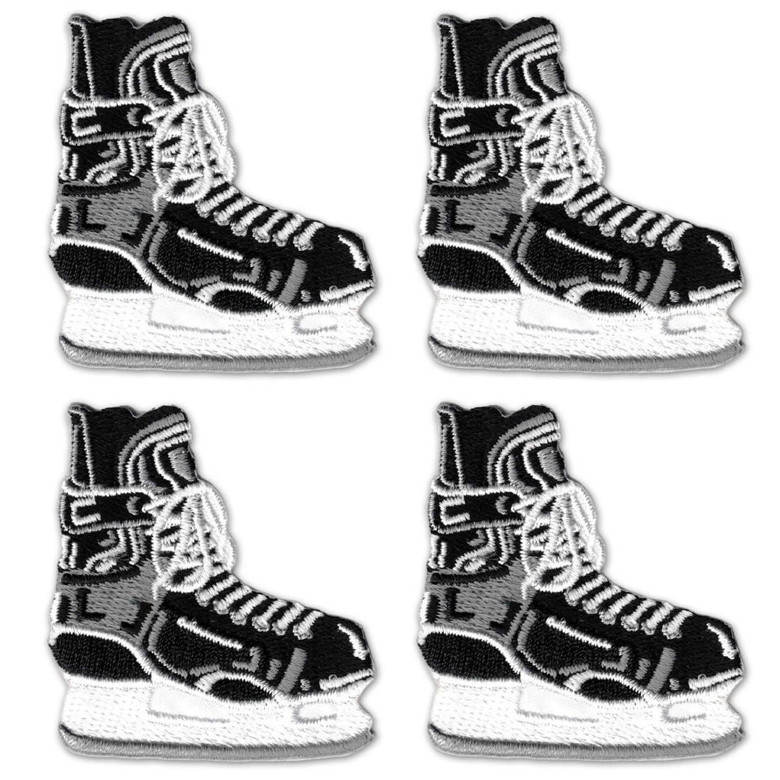 Ice Hockey Skate (4-Pack) Iron On Patch Applique – Laughing Lizards